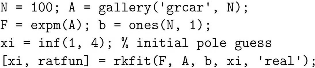 The Rational Krylov Toolbox: Nonlinear Rational Approximation | SIAM