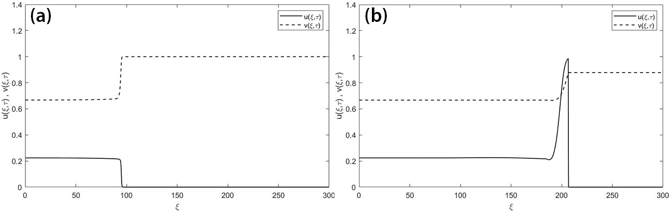 Front Propagation In A Model For Civil Unrest Siam