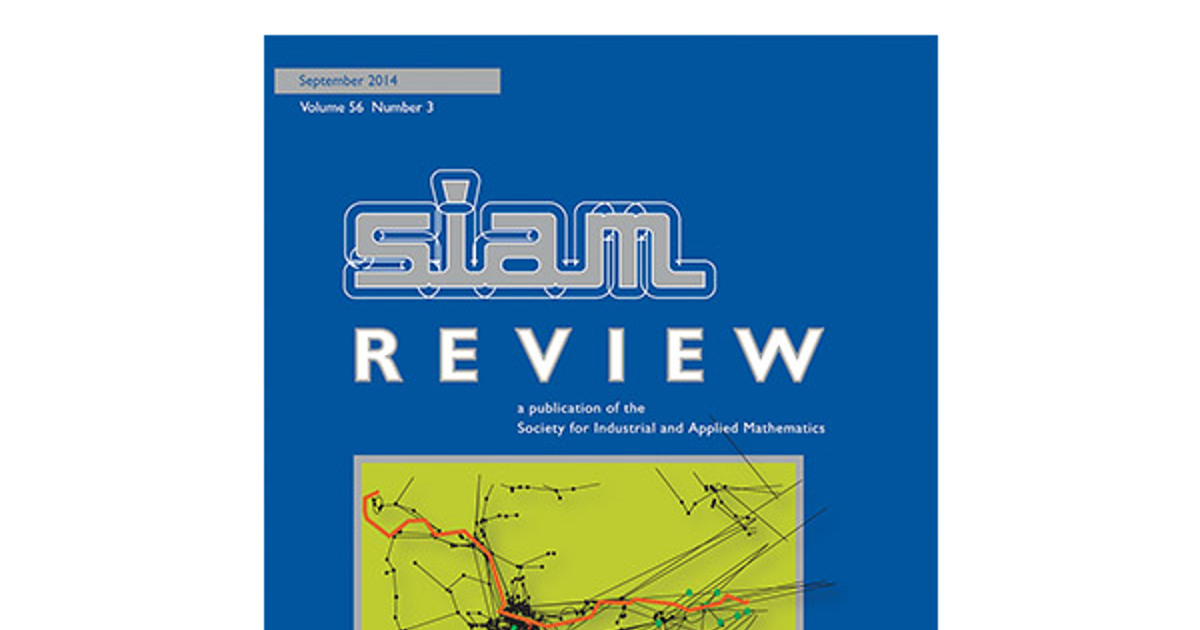 An Invitation from the Research Spotlights Section of SIAM Review | SIAM