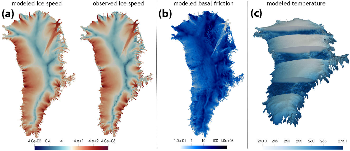 Large-scale PDE-constrained Optimization for Ice Sheet Model ...